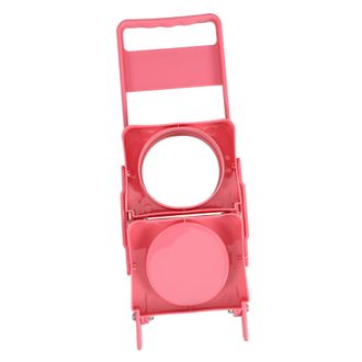 Lurrose Faltbarer Bierflaschentr&auml;ger aus Robustem Kunststoff mit Griff Tragbarer Wein Bierflaschenhalter Praktischer Langlebiger Flaschentr&auml;ger f&uuml;r Unterwegs 