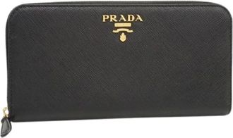 Prada Portefeuille long Pre-owned (bi-pli) - Femme - Pre-owned - Noir - Taille: ONE Size