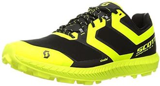 Scott Scott Homme Chaussures Supertrac Rc 2 Basket, Noir/Jaune, 41 EU