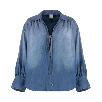 Pinko Pinko, Damen, Blusen & Hemden, Blau, SGr&ouml;&szlig;e