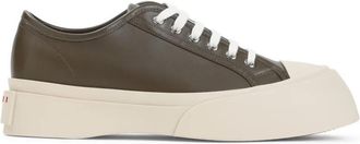 Marni Low-Top Sneaker - Pablo Green Calf Leather Sneakers - Gr. 41 (EU) - in Grün - für Damen