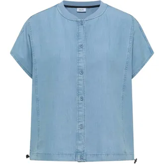 Cecil Denim-Look Kurzarm-Bluse - - Blouses & Shirts - Damen - Blau - M