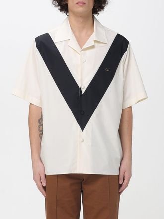 Valentino Chemise en coton avec logo