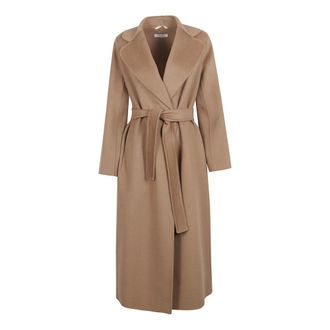 Max Mara Femme, Manteaux, Brun, Taille: 34 FR Paola Belted Coat