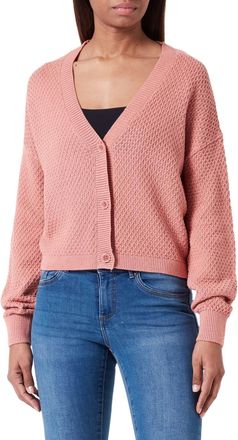 s.Oliver Damen Strickjacke, Orange,XXL