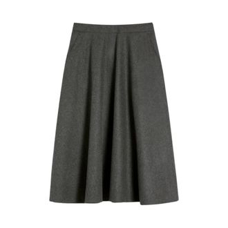 Max Mara Femme, Jupes, Gris, Taille: 38 FR Betulla Skirt