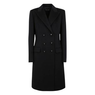 Dolce & Gabbana Manteau crois&eacute; - Femme - Manteaux - Noir - Taille: 42 FR