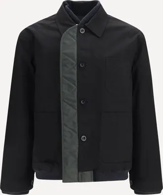 sacai Nylon ripstop twill Bomber Jacket Male 2