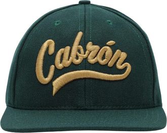 Willy Chavarria Casquette Cabron - Homme - Accessoires - Vert - Taille: ONE Size