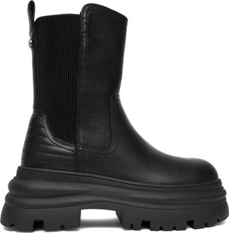 Buffalo Klassische Stiefeletten Buffalo Dione Chelsea Mid 1270128 Schwarz