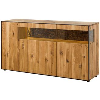 Massivmoebel24 Sideboard Wildeiche 200x45x87 natur ge&ouml;lt starnberg 16