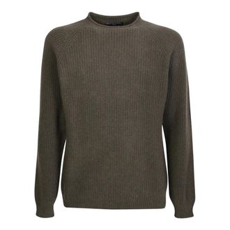 Daniele Fiesoli Rundhals-Pullover mit Raglan&auml;rmeln - - Knitwear - Herren - Gr&uuml;n - M
