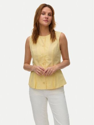Vero Moda Weste Selma 10345675 Gelb Regular Fit