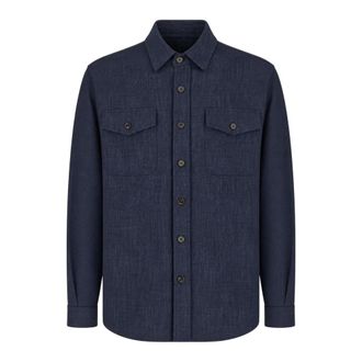 Cruna Osaka Overshirt - - Shirts - Herren - Blau - L