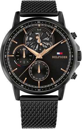 Tommy Hilfiger Stewart Watch - - Accessories - Herren - Schwarzk - ONE SIZE