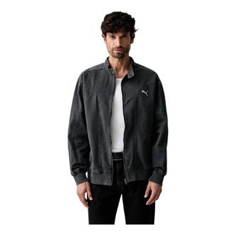 Puma Washed Twill Track Jacket - - Sport - Herren - Grau - XL