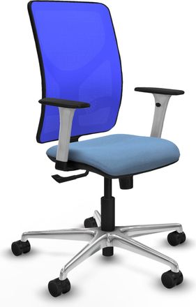 Piqueras y Crespo B&uuml;rostuhl, verstellbare Armlehne, h&ouml;henverstellbare Lendenwirbelst&uuml;tze, ausgestattet mit 3 Positionen und Schneideschaum. Mit Rollen von 65 mm Nylon, 