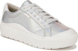 Dr. Scholls Shoes Damen Time Off Sneaker, Silver Foil, 38.5 EU