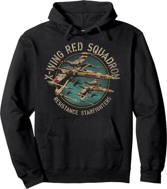 Star Wars X-Wing Squadron Faded Portrait Pullover Hoodie