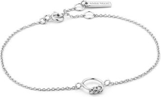 Ania Haie Damen Armband MODERN MINIMALISM Modern Circle aus 925 Sterling Silber, Federringverschluss, L&auml;nge 16,5cm + 2cm Verl&auml;ngerung, inkl. Geschenkverpackung