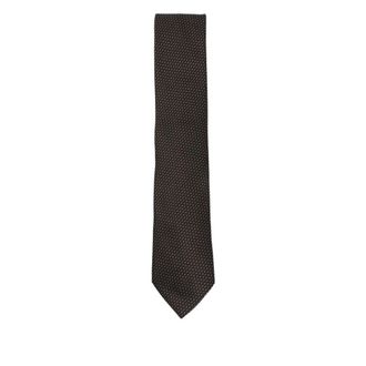 Ermenegildo Zegna Homme, Accessoires, Noir, Taille: ONE Size Cravate en soie