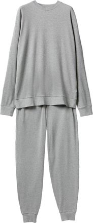 Benetton Herren Pig(Maglia+Pant) 3pcf4p02x Pyjama Set, grau, XL