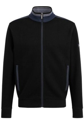 Bugatti Sweatjacke mit Stehkragen