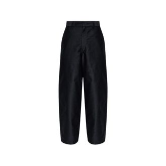 Christophe Lemaire Homme, Pantalons, Noir, Taille: L Wide Pantalons