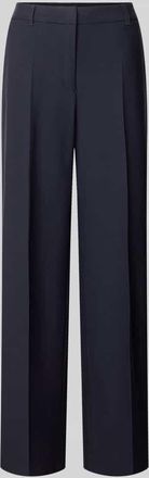 s.Oliver Black Label Wide Leg Stoffhose mit B&uuml;gelfalten