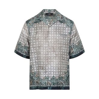 Amiri Homme, Chemises, Multicolore, Taille: M Paisley Short Sleeve Shirt