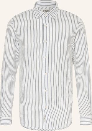 Scotch & Soda Leinenhemd Regular Fit weiss