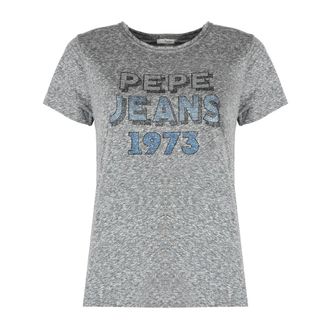 Pepe Jeans London Bibiana T-Shirt - - Tops - Damen - Grau - S
