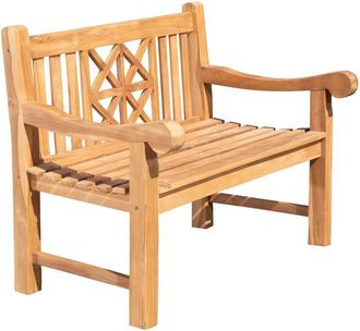 Clp Teakbank Florida teak 120 cm