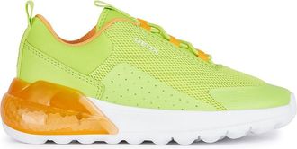 Geox Jungen J Activart Illuminus Sneaker, Lime, 29 EU