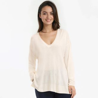 La Redoute Collections Pull Col V En Fine Maille