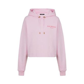 Balmain Femme, Sweatshirts et sweats &agrave; capuche, Rose, Taille: 42 FR SweaT-shirts &agrave; capuche