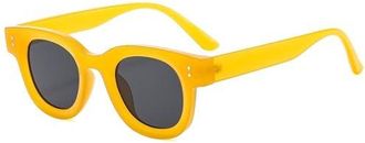 Generic Lunettes De Soleil Vacances À Petite Monture For Hommes Décoratives For La Conduite En Plein Air For Femmes(Yellow)