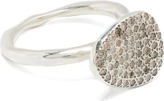 Rosa Maria Marcia Ring aus Sterlingsilber mit Diamant