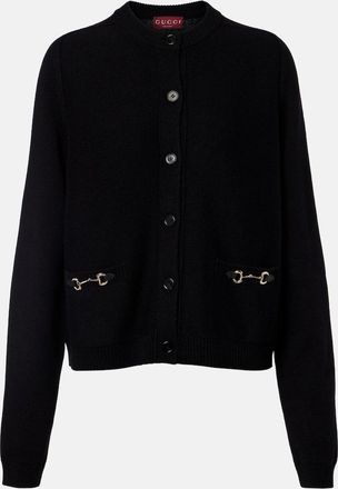 Gucci Cardigan Horsebit aus Wolle und Kaschmir