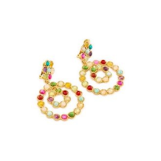 Sylvia Toledano Boucles doreilles avec pierres serties