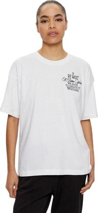 Champion Femme, Tops, Blanc, Taille: 36 FR CH Crew Athletic T-Shirt