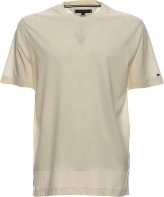 Tommy Hilfiger Homme, Tops, Beige, Taille: 2XL DC Essential Mercerized Tee