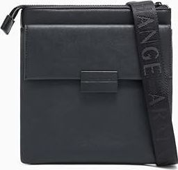 A|X Armani Exchange A | X ARMANI EXCHANGE Night Lab Sac &agrave; bandouli&egrave;re plat pour homme Noir Taille unique