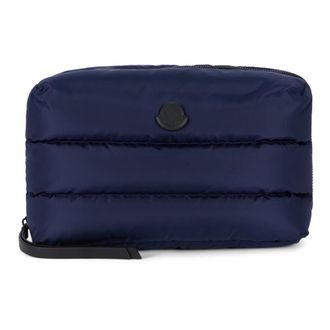 Moncler Caradoc Gesteppter Kulturbeutel - - Bags - Herren - Blau - ONE SIZE