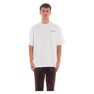 Sergio Tacchini Homme, Tops, Blanc, Taille: XL Cimabue Back Embro Tee