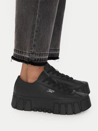 Tommy Jeans Sneakers Tjw Platform Sneaker Leather Lc EN0EN03165 Schwarz