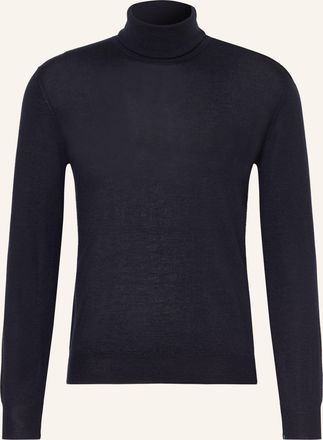 Fioroni Cashmere Fioroni Rollkragenpullover Aus Cashmere Mit Seide blau
