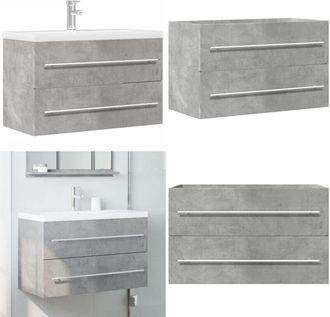 vidaXL Waschbeckenunterschrank Artisan-Eiche 80x38,5x48 cm - Vidaxl