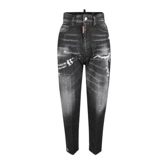 Dsquared2 Schwarze 80er-Jeans - - Jeans - Damen - Schwarzk - M