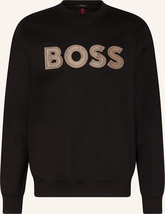 HUGO BOSS Sweatshirt Sharpe schwarz